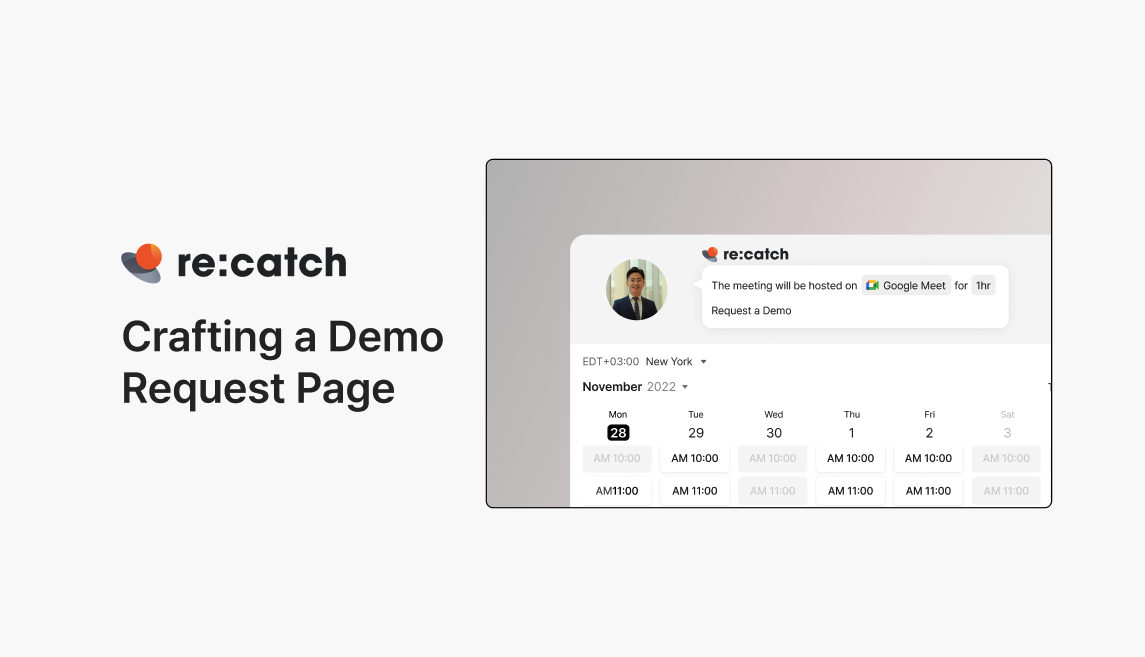 5 Steps to Creating a Winning Demo Request Page for More Inbound Leads - re:catch Blog